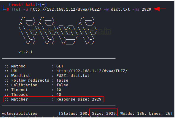آموزش کار با ابزار ffuf قسمت ۲ - بلاگ گروه لیان